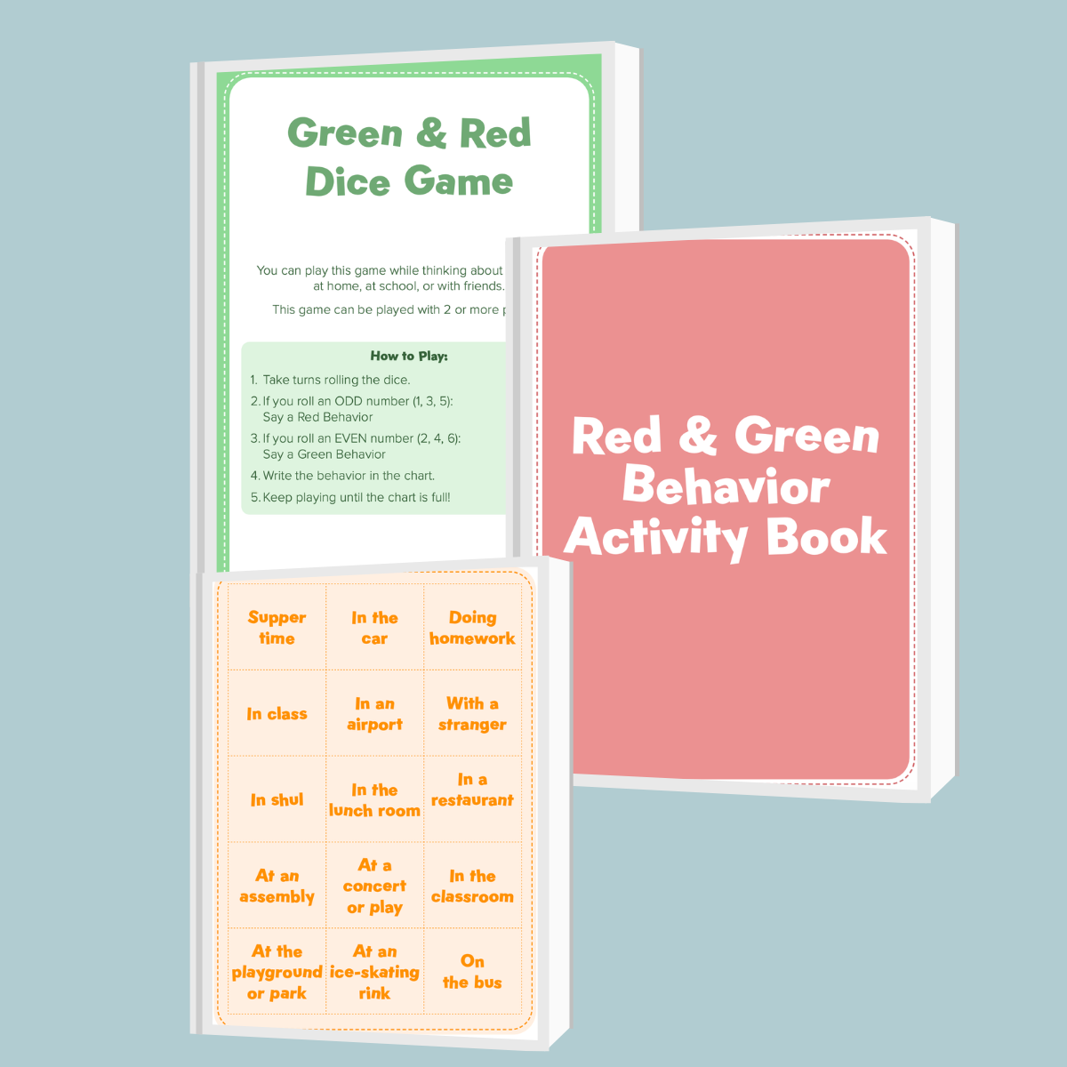 Green and Red Behavior Package – Heart & Mind Matters
